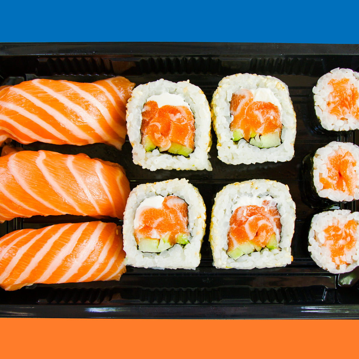 მსუბუქი ორაგულის დაფა – Sushi Hut